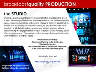 Virtual Conference Management & Production | PPT