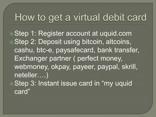 Virtual debit card | PPT