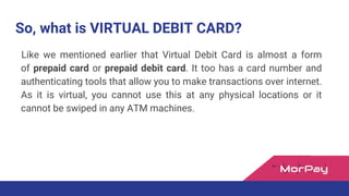 Virtual debit card | PPTX