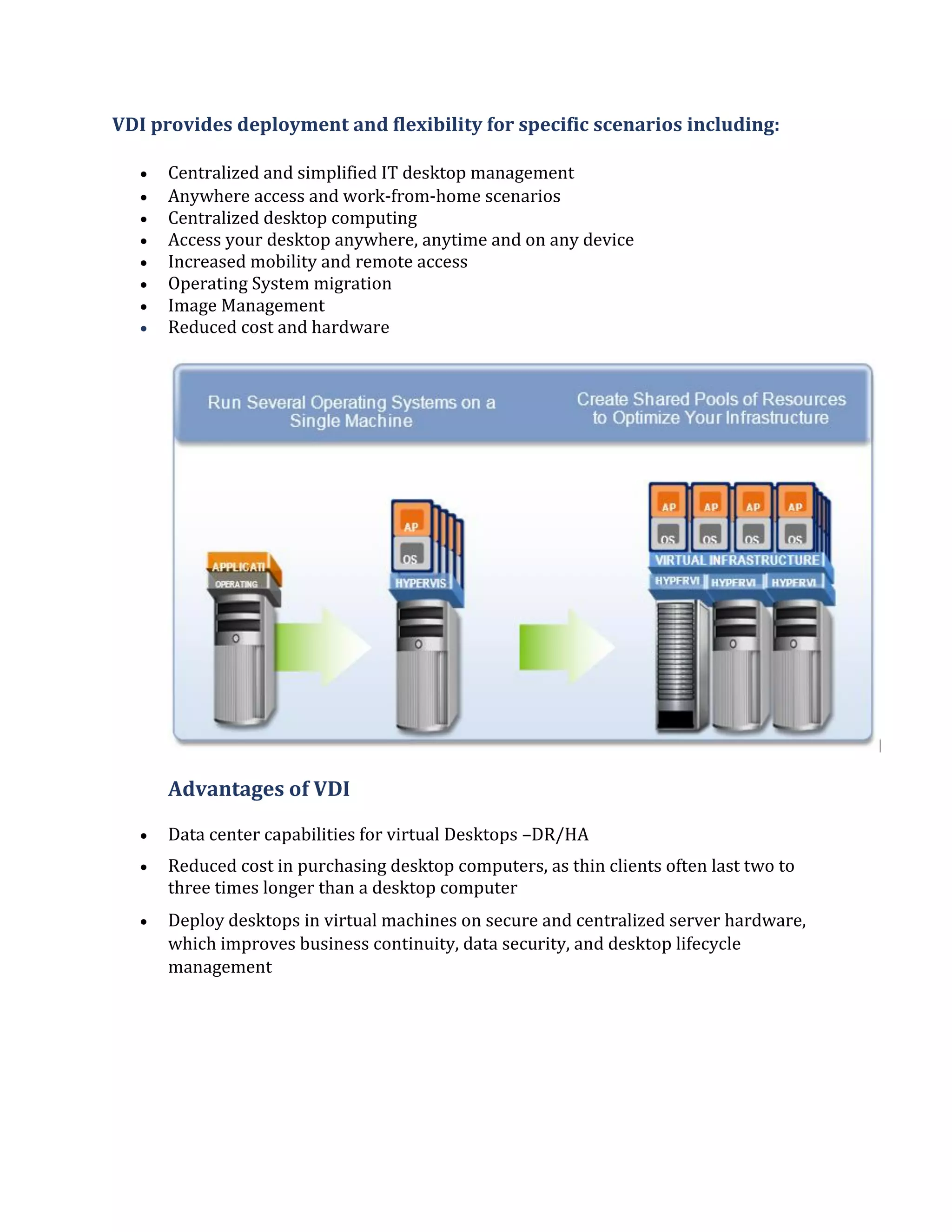 Virtual desktop infrastructure | PDF
