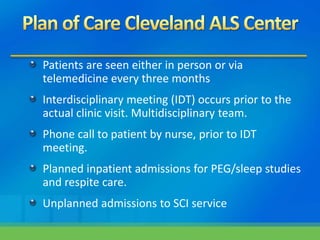 The Clinical Application of Tele-health in the care of people with ALS | PPT