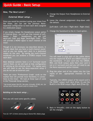 Virtual dj 6 setup quick guide | PDF