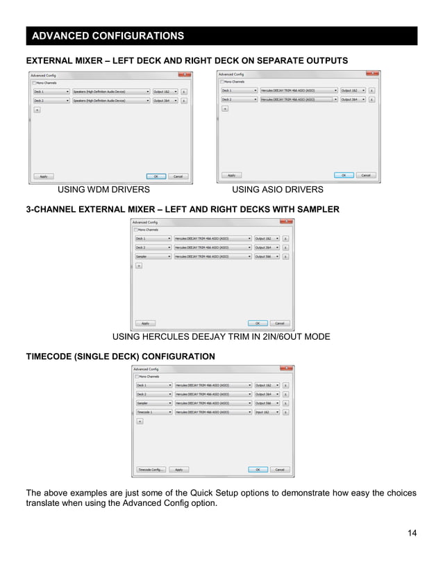Virtual dj 7 audio setup guide | PDF