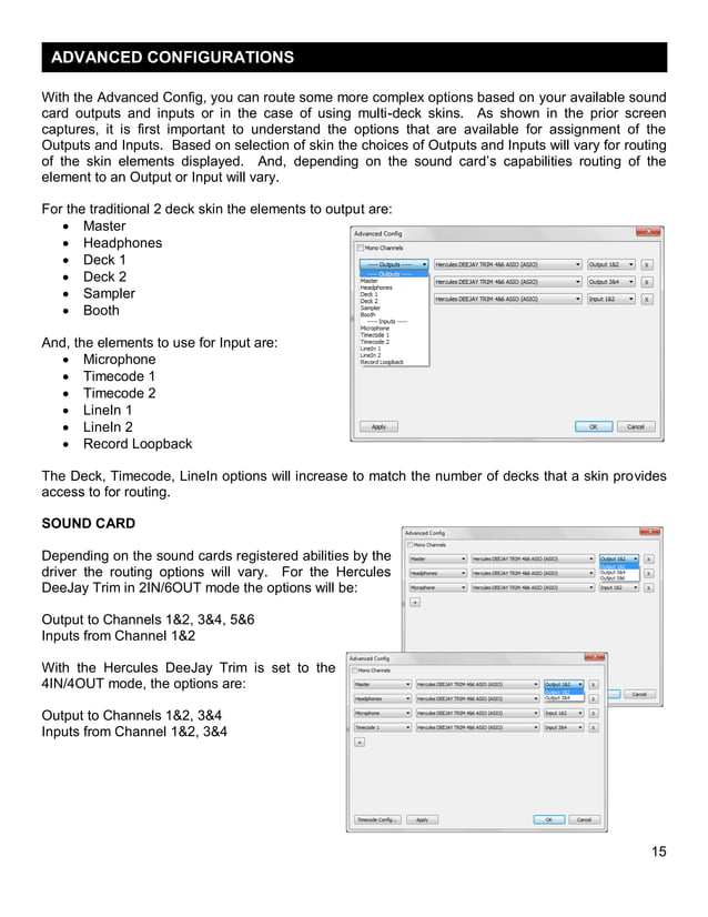 Virtual dj 7 audio setup guide | PDF
