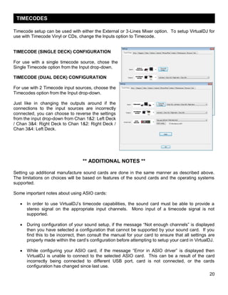Virtual dj 7 audio setup guide | PDF