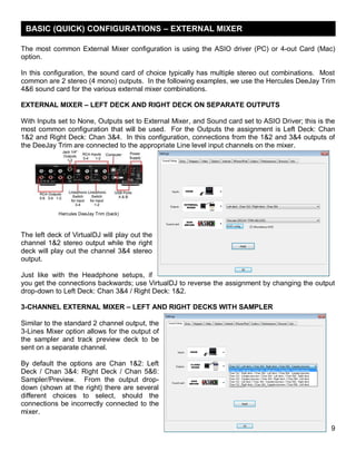 dVirtual dj 7 audio setup guide | PDF