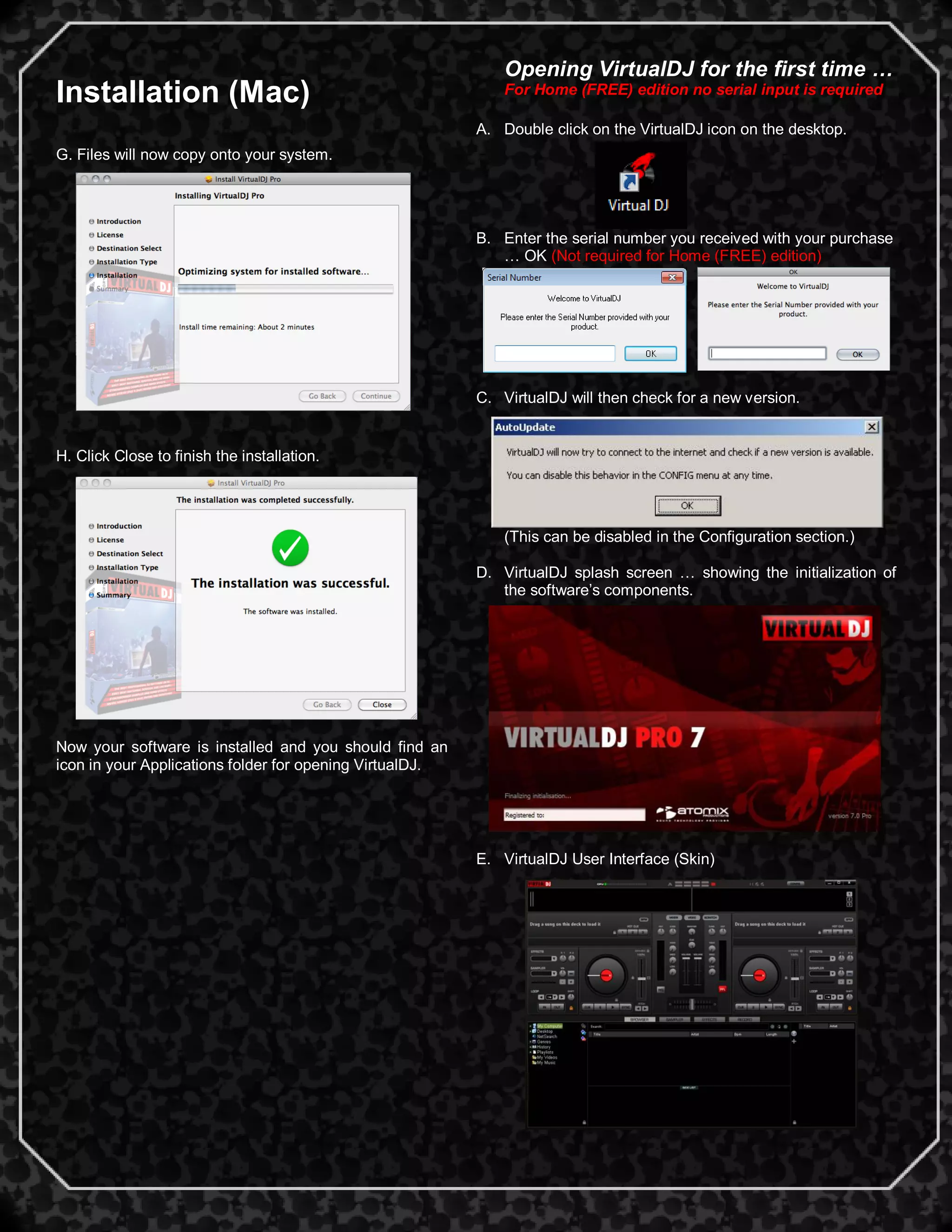 Virtual dj 7 getting started | PDF