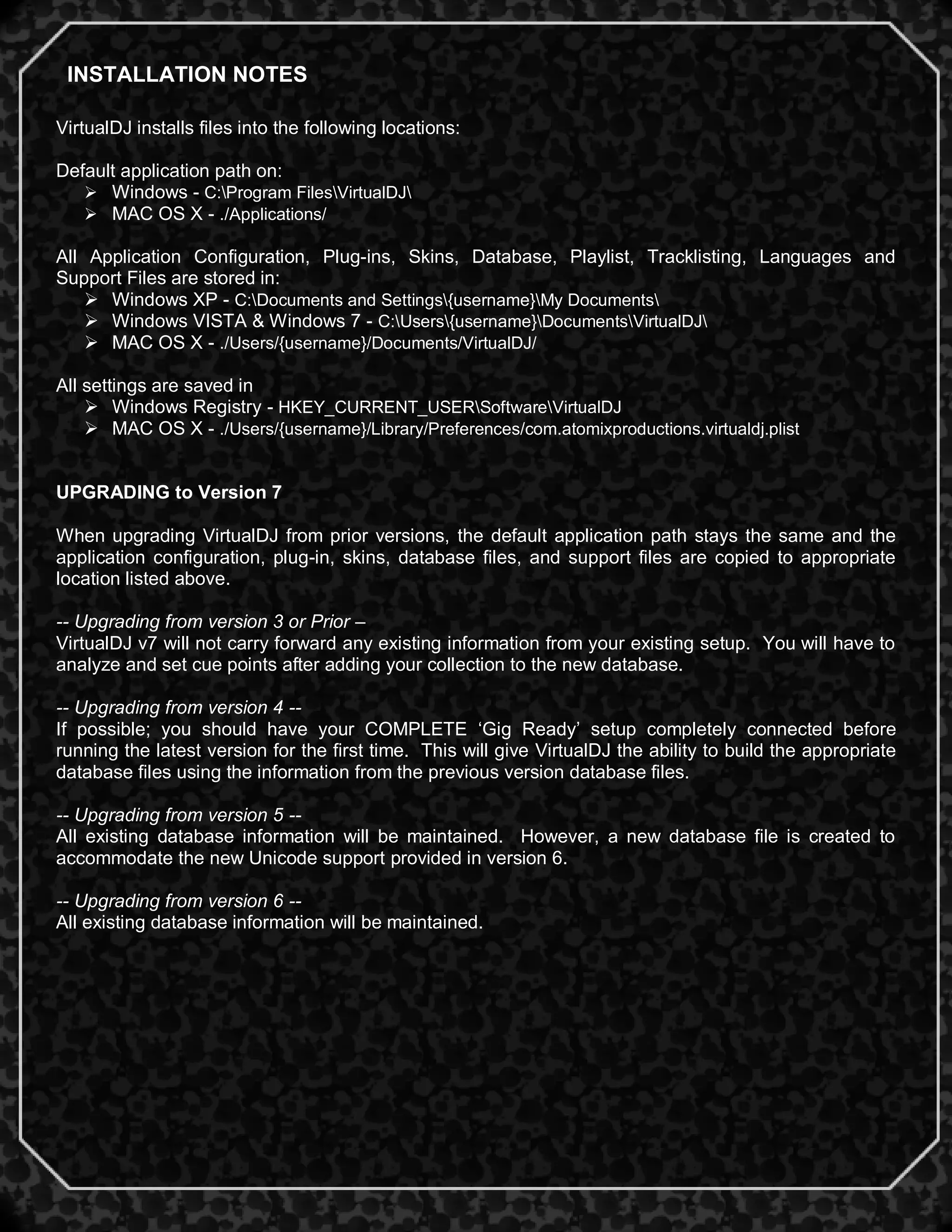 Virtual dj 7 getting started | PDF