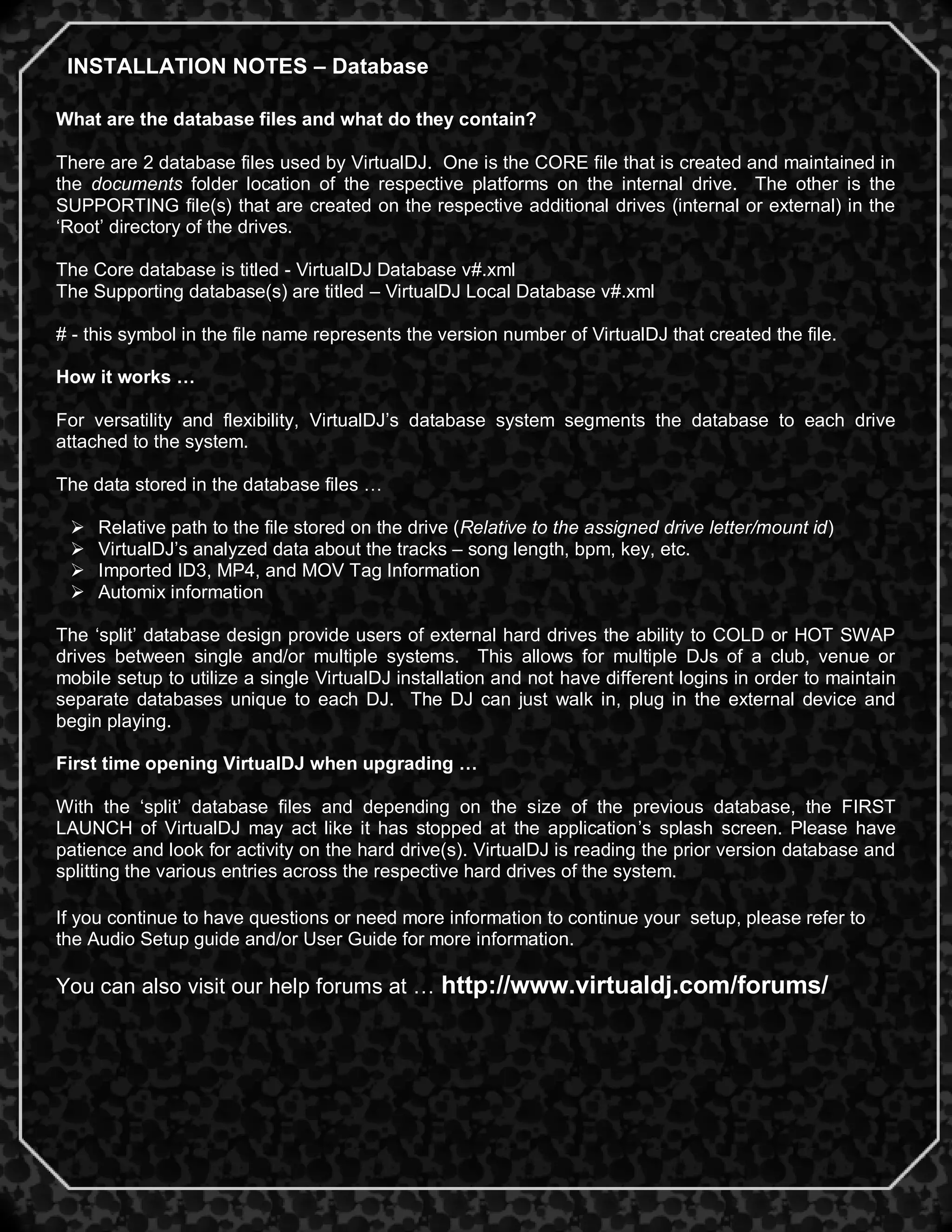 Virtual dj 7 getting started | PDF