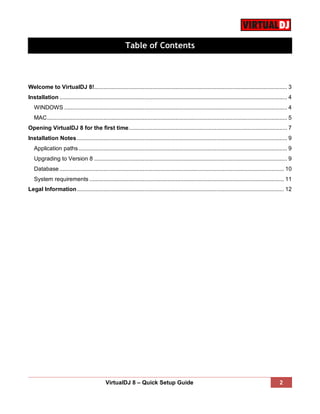 Virtual dj 8 getting started | PDF
