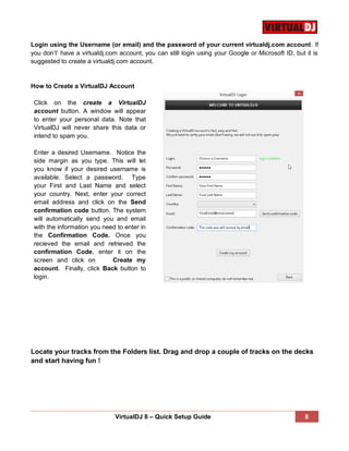 Virtual dj 8 getting started | PDF