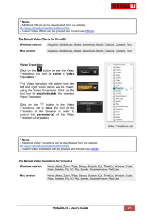 Virtual dj 8 user guide | PDF