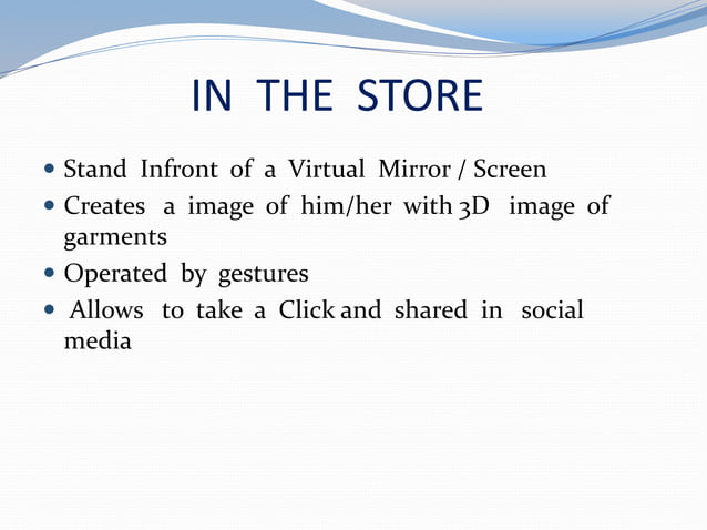 Virtual dressing room | PPTX