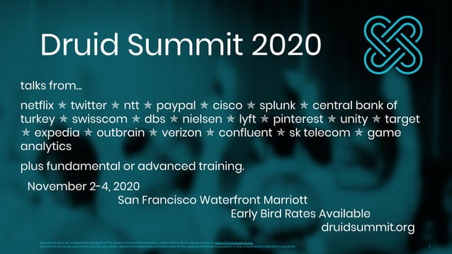 Apache Druid Vision and Roadmap | PPT