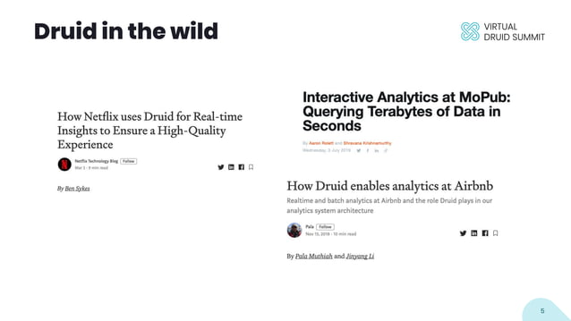 Apache Druid Vision and Roadmap | PPT