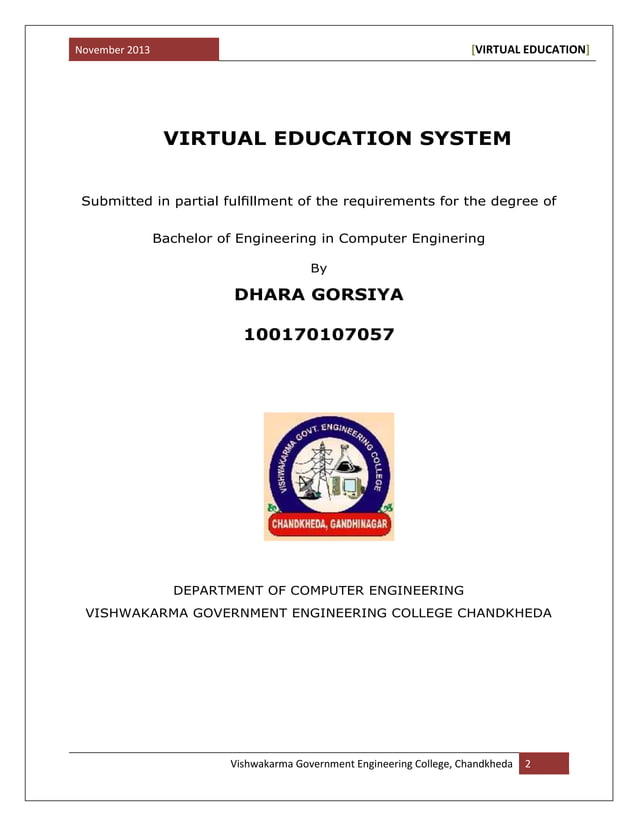 Virtual education system | DOCX