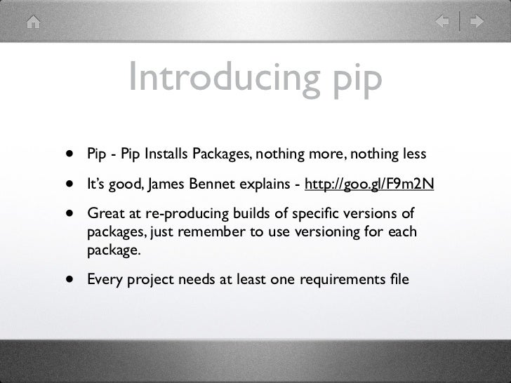 VirtualEnv and Pip - Isolated Python environments