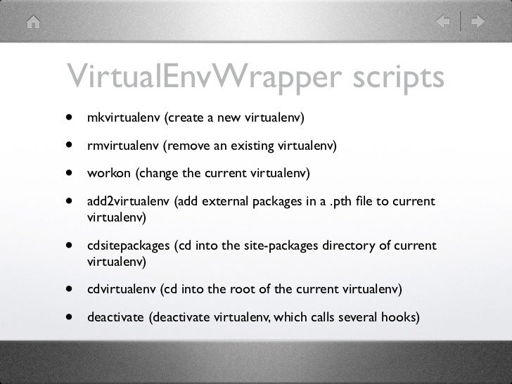 VirtualEnv and Pip - Isolated Python environments