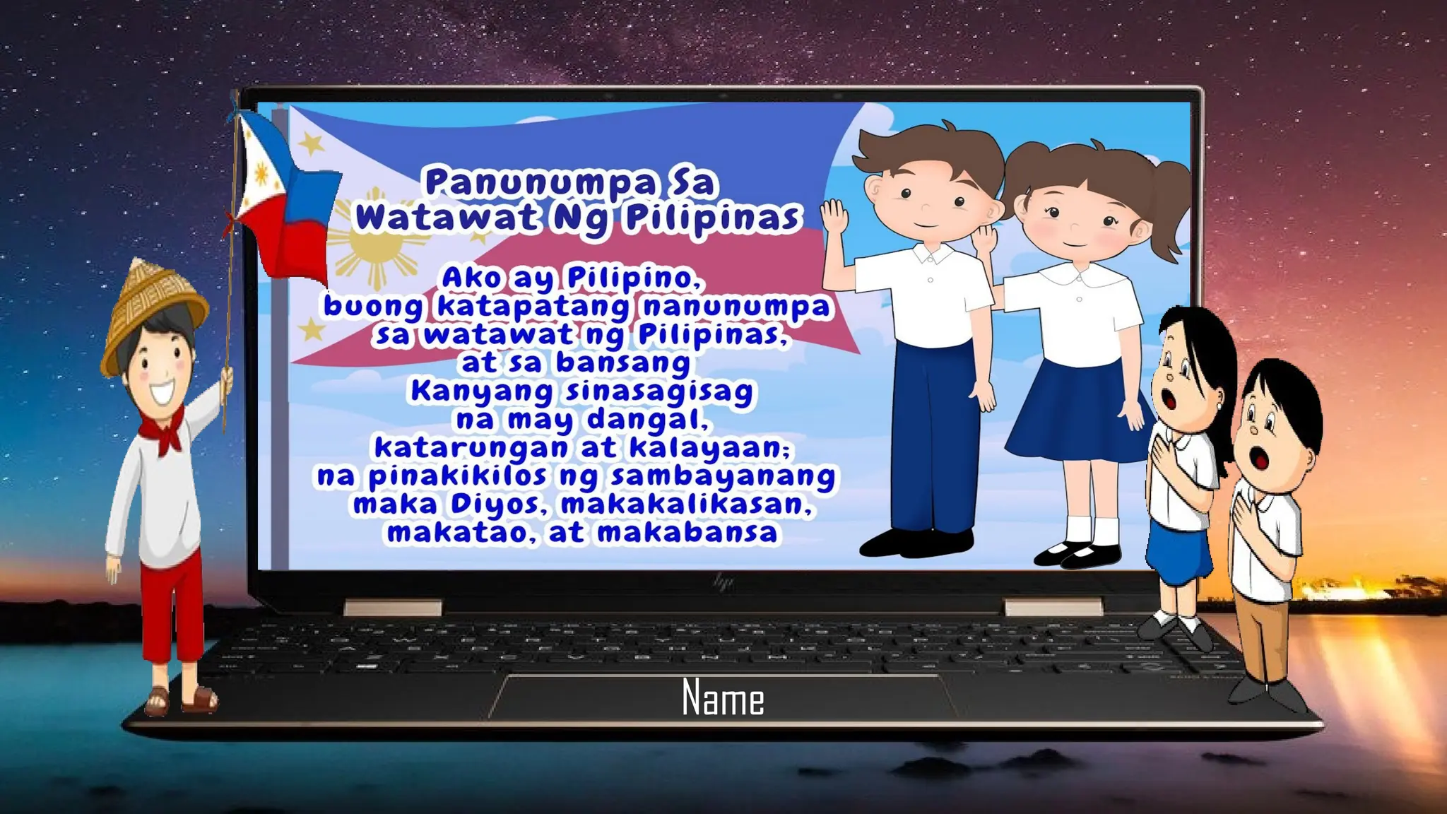 Virtual Flag Ceremony_for school use_pptx | PPT