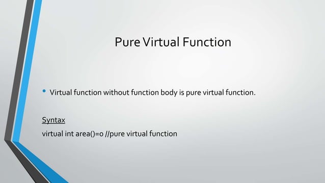 Virtual Functions Polymorphism Oop Pptx Programming Languages Computing