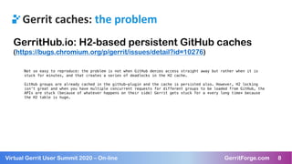 ChronicleMap non-blocking cache for Gerrit v3.3 | PPT