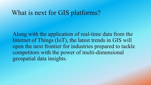 Virtual GIS Environment | PPTX