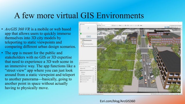 Virtual GIS Environment | PPTX