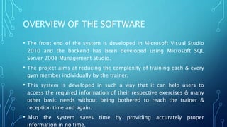 Virtual Gym Tutor B.Sc.I.T. Project by APOORV YADAV | PPT