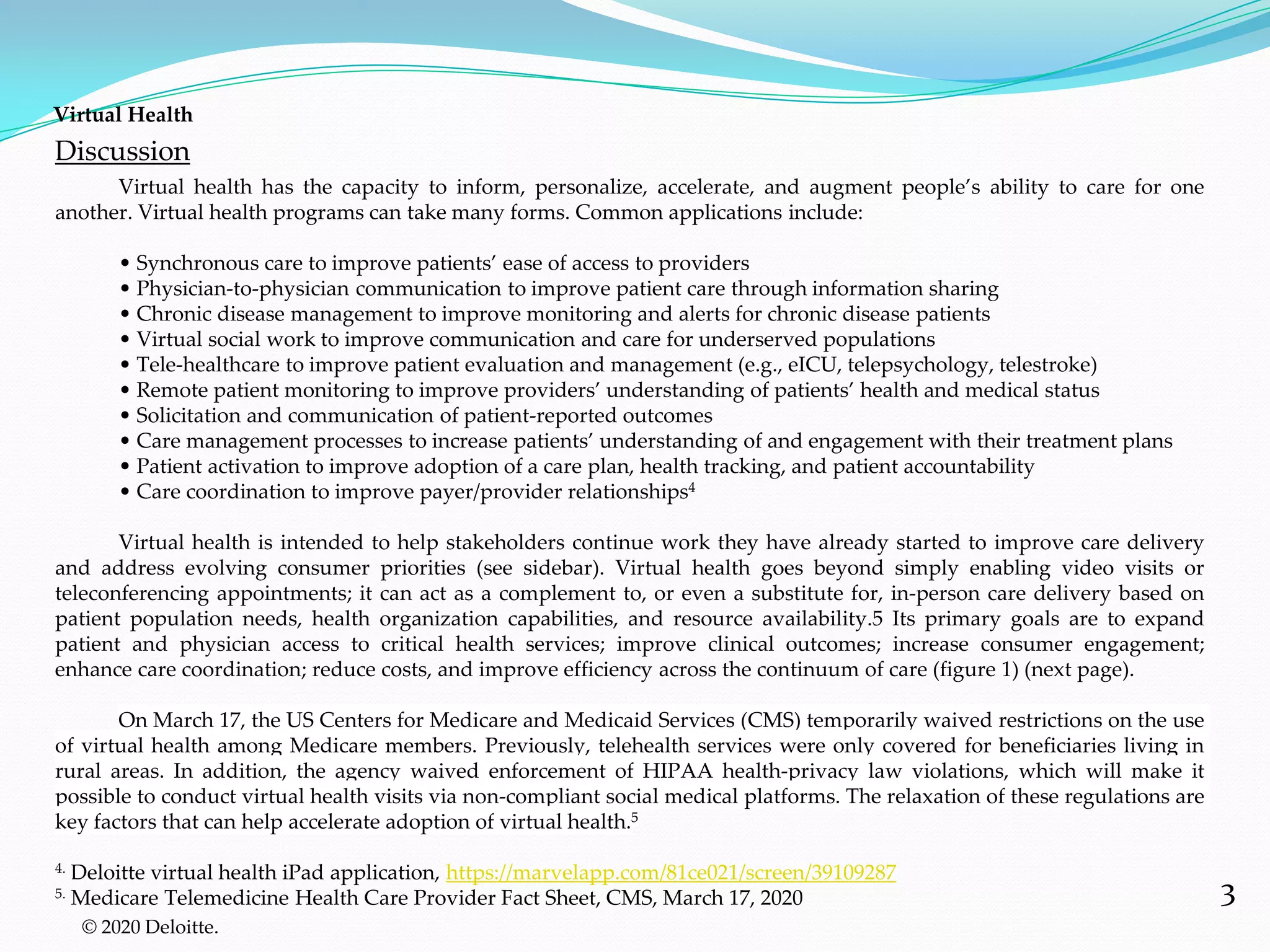 Virtual Health & Telemedicine | PDF