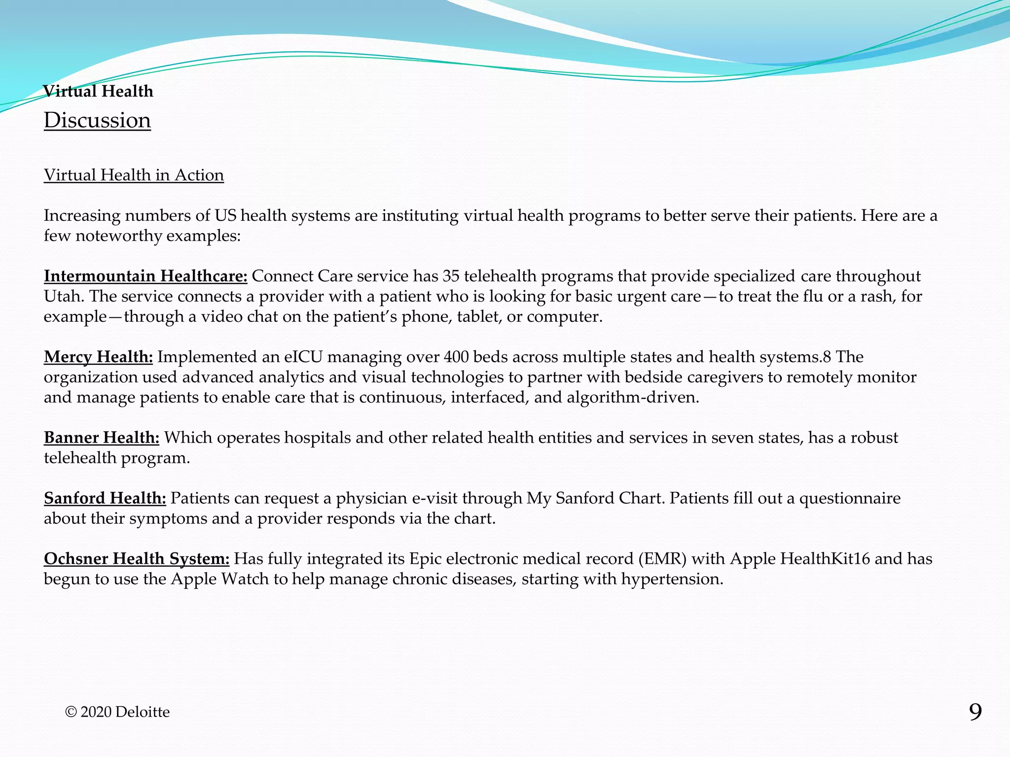 Virtual Health & Telemedicine | PDF