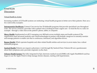 Virtual Health & Telemedicine | PDF