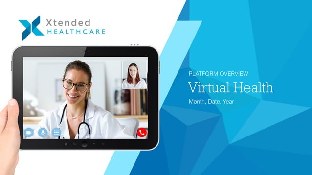 Virtual Healthcare Platform PowerPoint Presentation | PPT