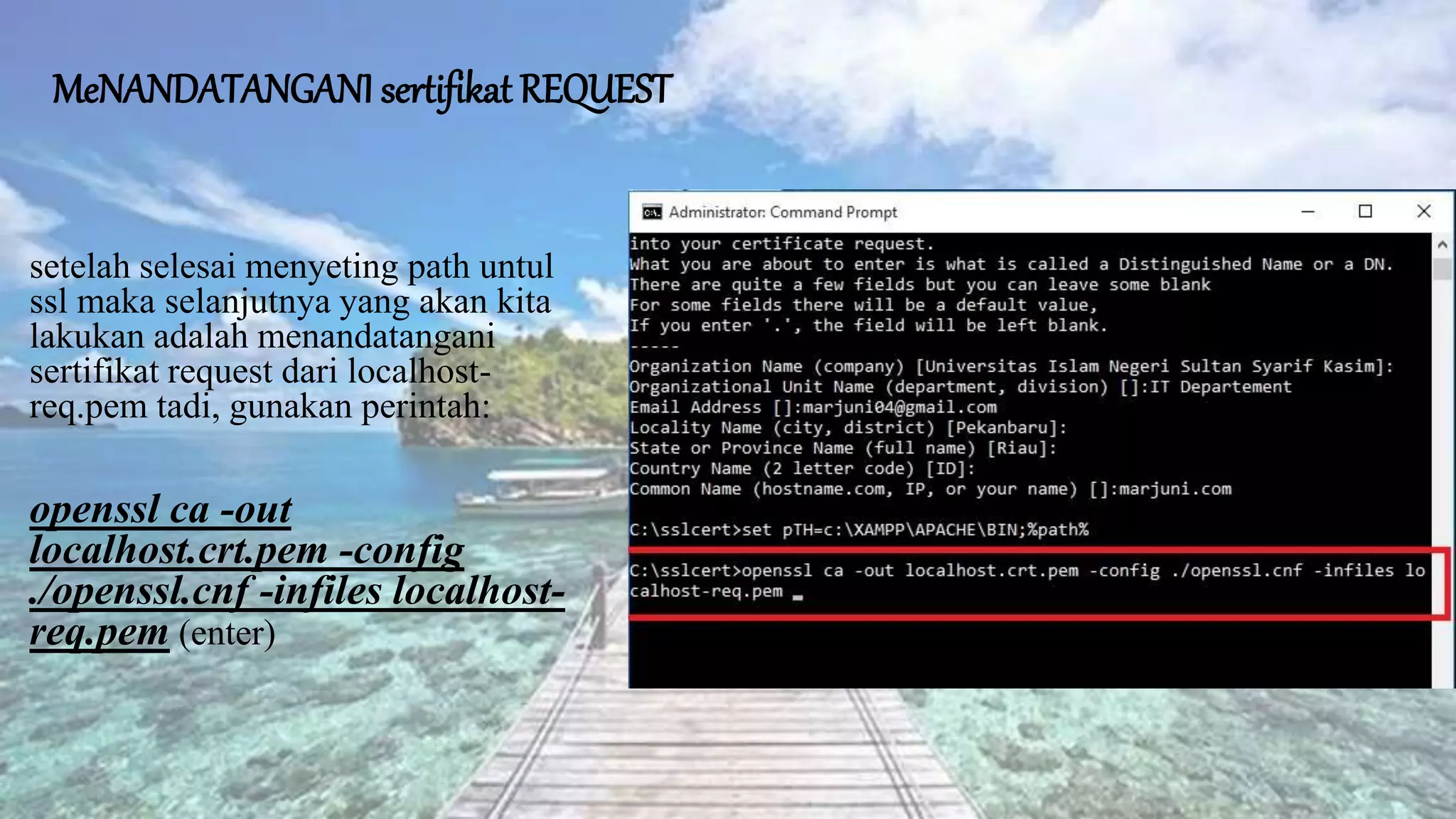 Virtual Host + SSL | PPT