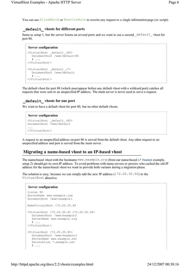 Virtual host examples_-_apache_http_server | PDF