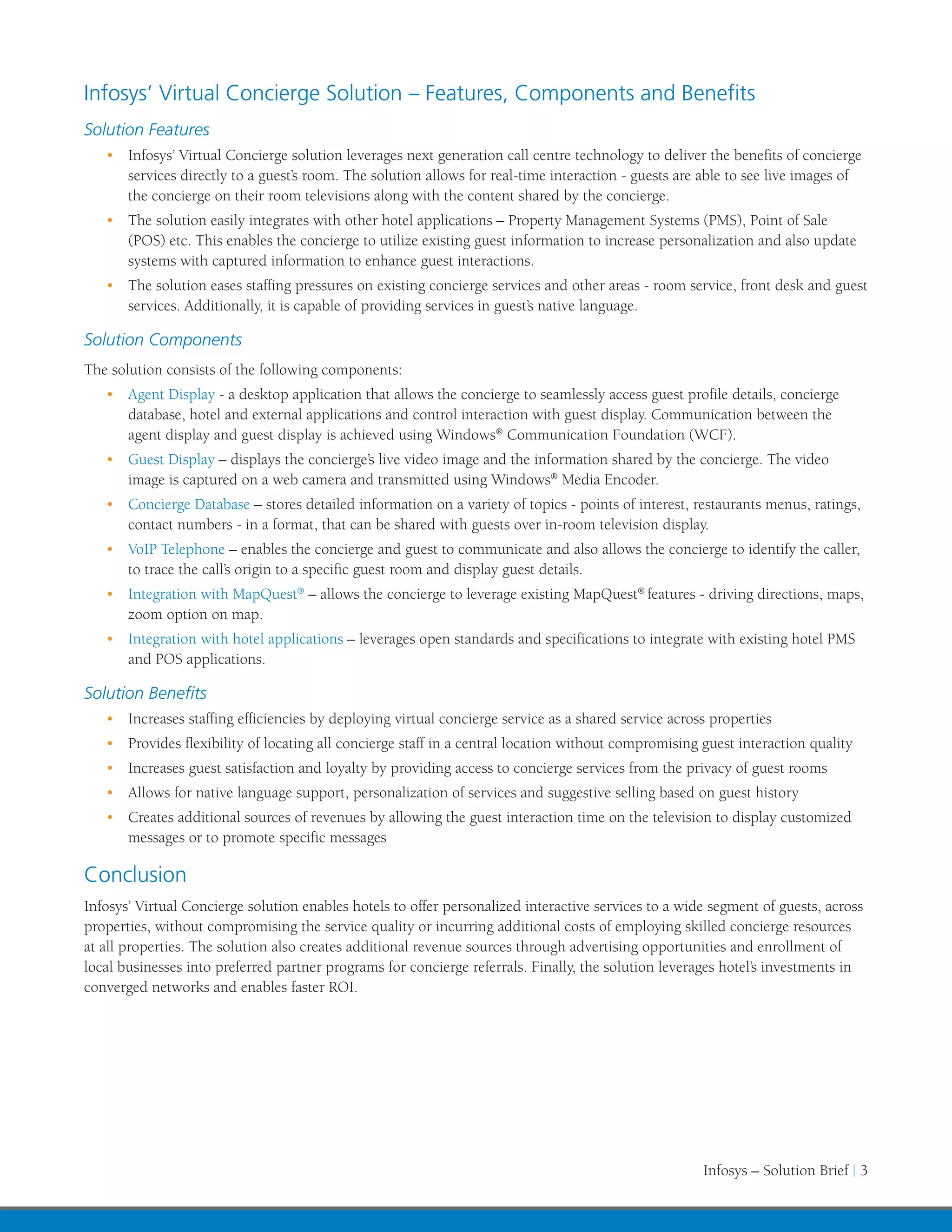 Virtual Hotel Concierge Services & Solutions | PDF