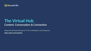 Virtual Hub - Host SharePoint Framework web part as MS Teams messaging ...