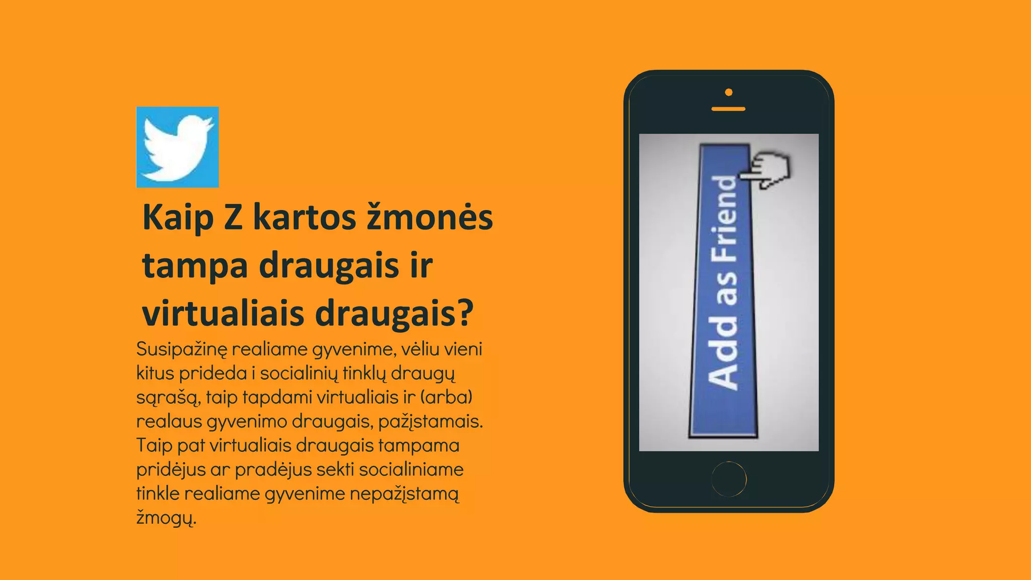 Z karta: Virtuali draugystė | PPTX