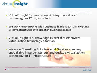 Virtual Insight 032609 | PPTX