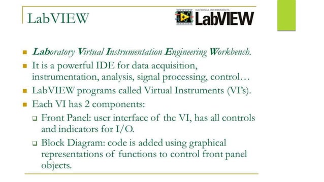 Virtual instrumentation | PPTX | Computing | Technology & Computing