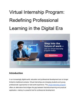 Virtual Internship Program_ Redefining Professional Learning in the ...
