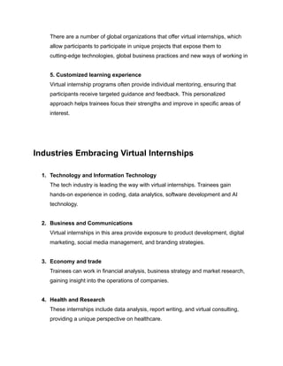 Virtual Internship Program_ Redefining Professional Learning in the ...