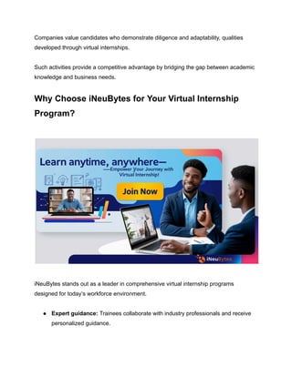 Virtual Internship Program_ Redefining Professional Learning in the ...