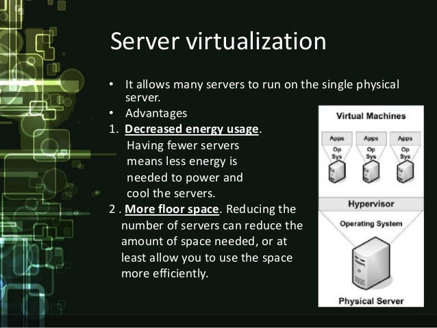 Virtualization In Green Computing