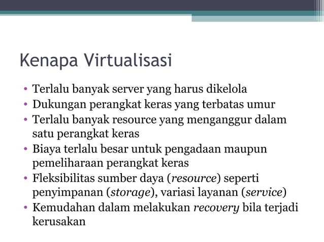 Virtualisasi | PPT