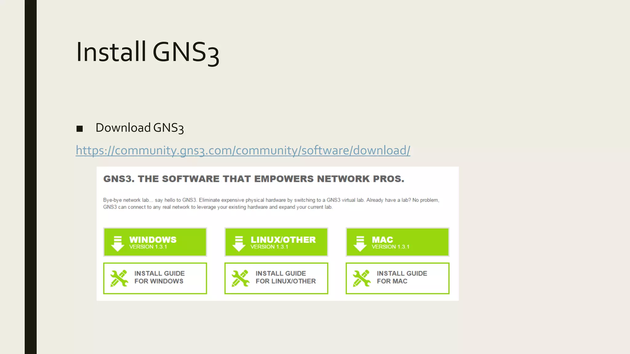 Virtualisasi network ( gns3 ) | PPTX