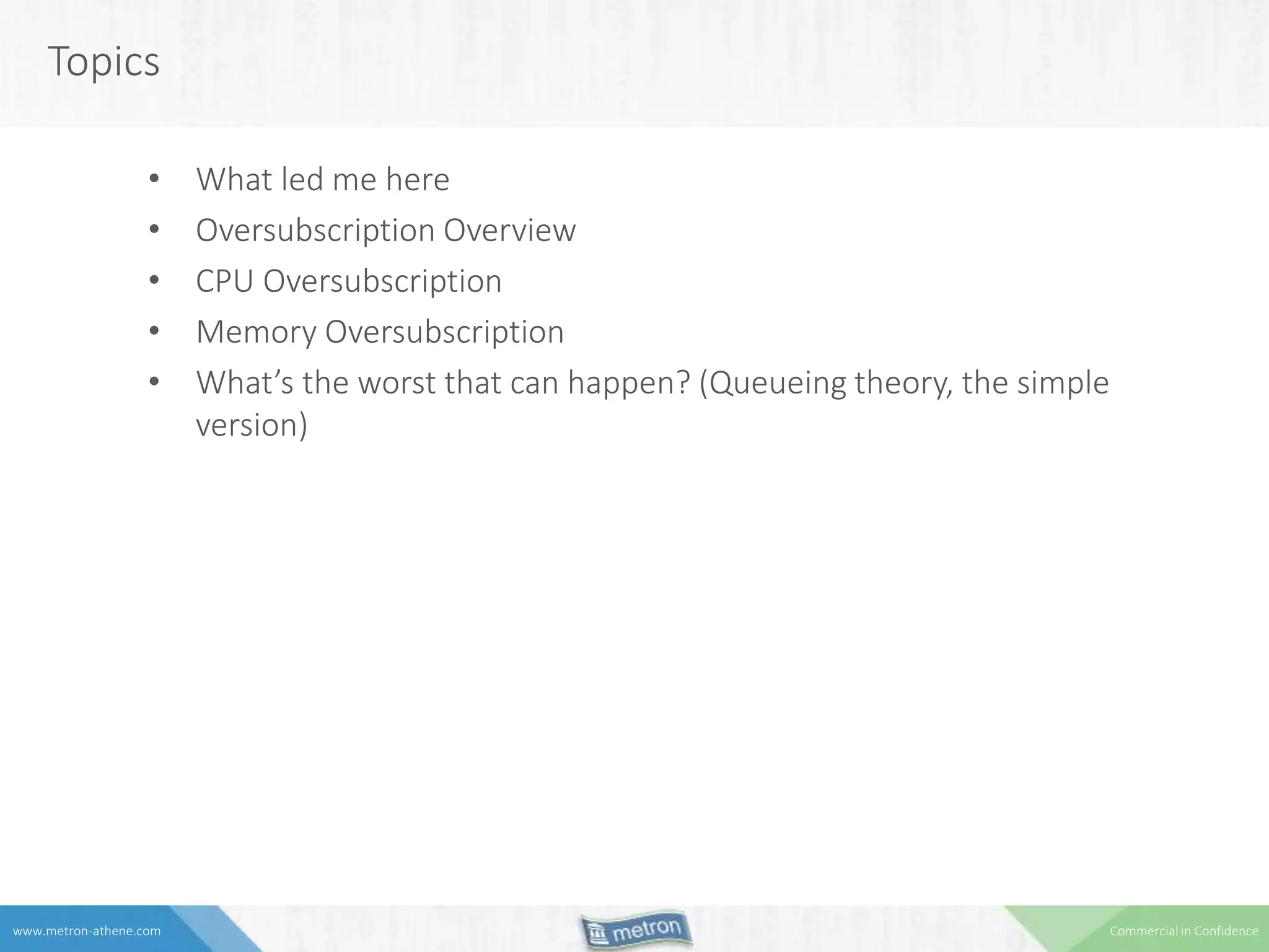 Virtualisation Oversubscription - What's so scary? | PPTX | Operating ...