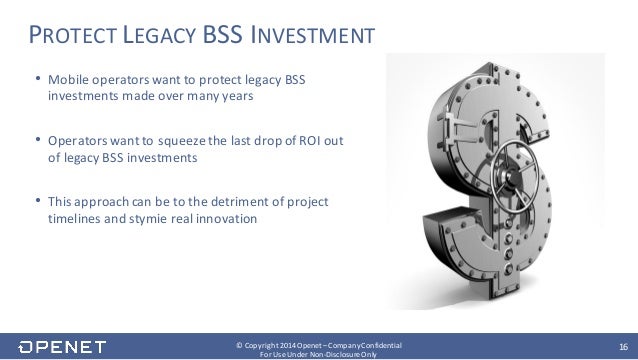 Virtualising the BSS Stack