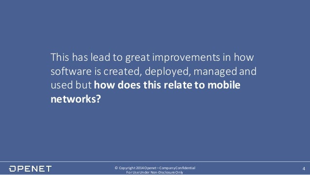 Virtualising the BSS Stack