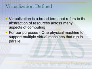 Virtualization | PPT