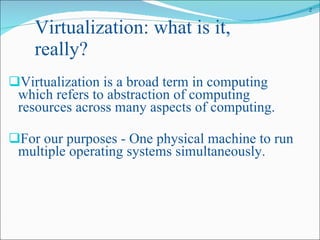 Virtualization | PPT
